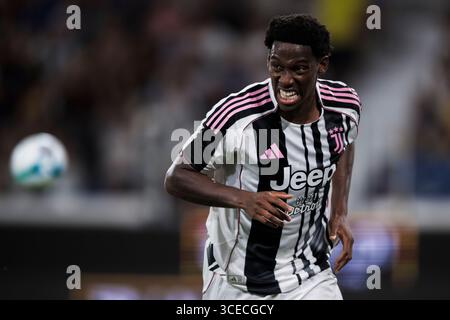 Jonathan David of Juventus FC celebrates after scoring a goal during ...