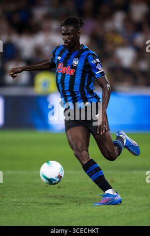 Odilon Kossounou of Atalanta BC in action during the Serie A football ...