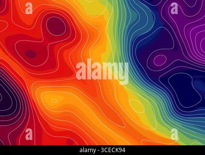 abstract background with a gradient heat map style design Stock Vector ...