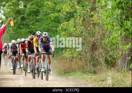 Belgian Tim Merlier pictured in action during the men's elite race ...