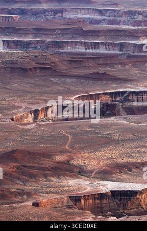 Stunning view of the Grand Canyon with layered rock formations and ...
