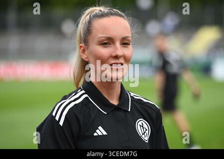 referee Fabienne MICHEL Football, DFB Cup, 1st main round, SV Atlas ...