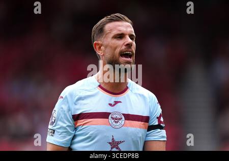 Brentford's Jordan Henderson during the Premier League match at the ...