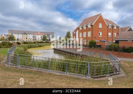 The Bedfordshire new development town of Wixams Stock Photo - Alamy