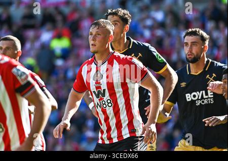Dan Ballard (S) at the West Ham United v Sunderland EPL match, at the ...