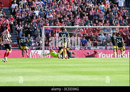 West Ham United goalkeeper Mads Hermansen during the Premier League ...