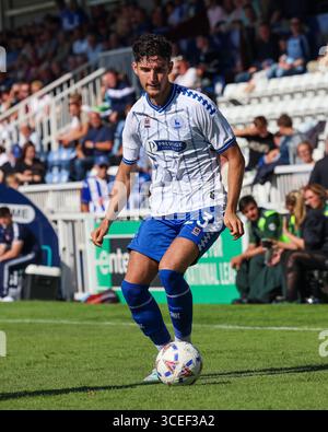 Besart Topalloj of Hartlepool United in action during the The ...