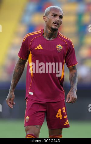 Wesley Franca of Roma seen in action during the Serie A Enilive 2025 ...