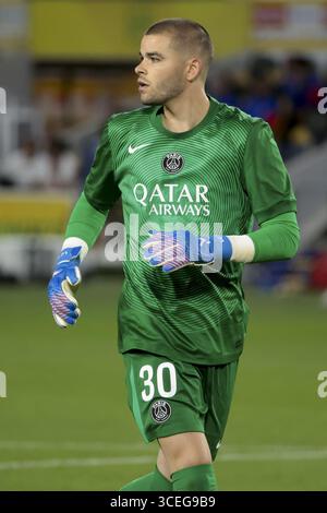 Lucas CHEVALIER of PSG during the French championship Ligue 1 football ...