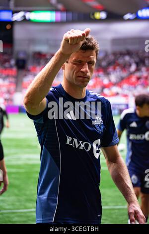 Vancouver Whitecaps Thomas Muller (13) and St. Louis City's Henry ...