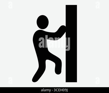Wall effort icon outline vector. Business work. Idea partner Stock ...