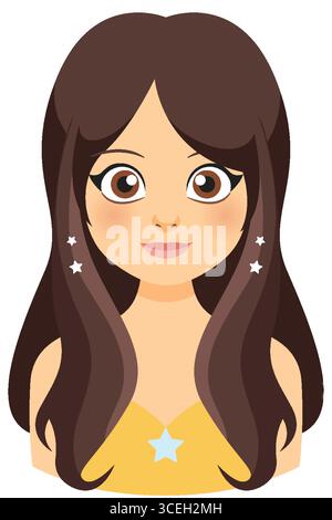 Illustration of a fairy with star accessories Stock Vector Image & Art ...