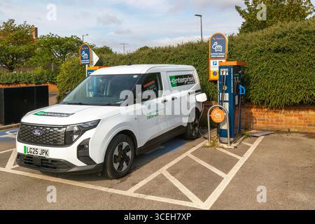 Osprey electric vehicle rapid charging station, England, UK Stock Photo ...
