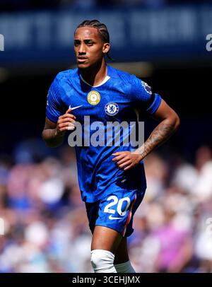Chelsea’s Joao Pedro during the Premier League match at the Tottenham ...