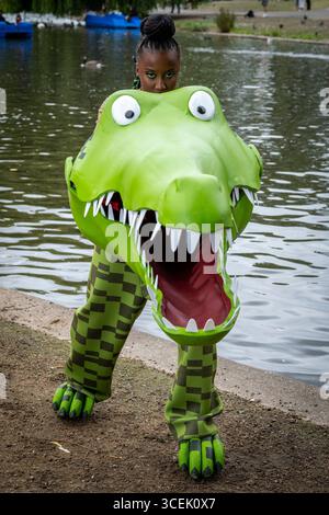London 18 August 2025, The Enormous Crocodile was spotted by Regent's ...