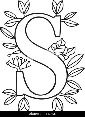 Elegant Vector Flower C Letter Design Logo with Floral Leaf Plant Idea ...