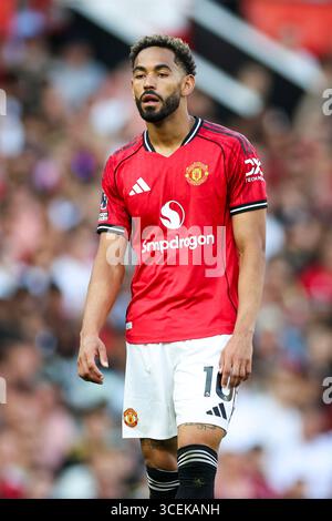 Manchester United forward Matheus Cunha (10) during the Nottingham ...