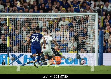 Lukas Nmecha Of Leeds United scores a GOAL 1-0 during the Leeds United ...