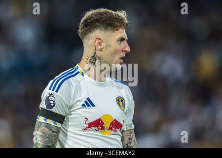 Joe Rodon Of Leeds United during the Leeds United FC v AFC Bournemouth ...