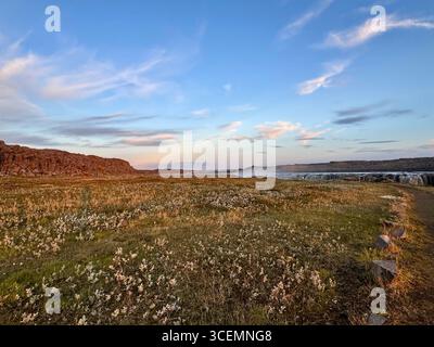 Beautiful glacier seen on the side of a mountain in northern Canada ...
