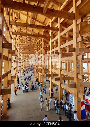 Osaka Kansai Expo 2025 “The Grand Ring” Timber Grid Interior ...