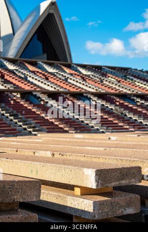July 2025 Sydney: The famous steps of the Sydney Opera House known as ...