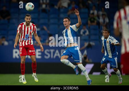 Dávid Hancko of Atlético de Madrid in action during the La Liga EA ...