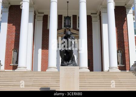The Thinker statue at University of Louisville - LOUISVILLE. USA Stock ...