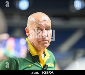 Head Coach Rimas Kurtinaitis of Lithuania during the FIBA EuroBasket ...