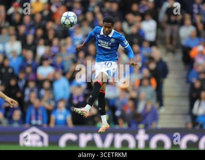 Rangers' Jayden Meghoma in action during the UEFA Europa League, league ...