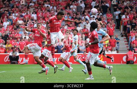 Igor Jesus of Nottingham Forest scores to make it 0-1 during the ...