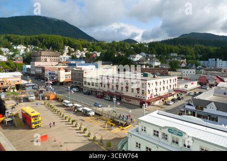 Shops along Front Street, Ketchikan, Alaska, USA Stock Photo - Alamy
