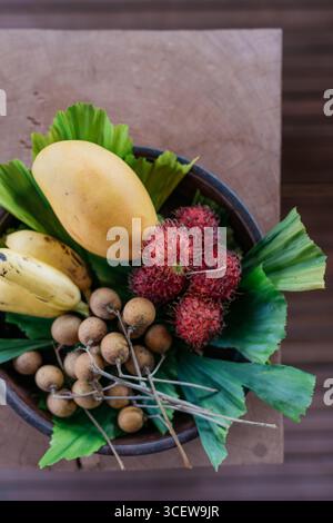 Thai emperor banana Stock Photo - Alamy