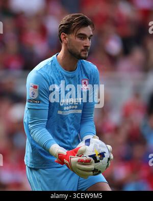 Sol Brynn of Middlesbrough during the Sky Bet Championship match ...