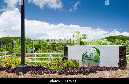 Outside Kauai Mini Golf, Kilauea, Kauai, Hawaii, USA Stock Photo - Alamy
