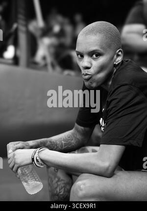 Courtney Williams #10 and the Minnesota Lynx take on the Atlanta Dream ...
