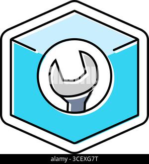 easy assembly color icon vector illustration Stock Vector Image & Art ...