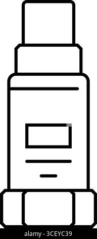 vibration sensor module line icon vector illustration Stock Vector ...