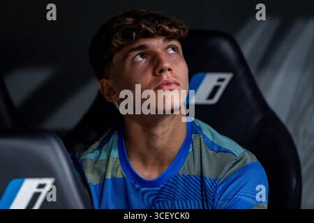 Thiago Pitarch of Real Madrid CF during the La Liga EA Sports match ...