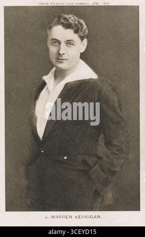 Silent movie actor J. Warren Kerrigan, ca. 1915 Stock Photo - Alamy