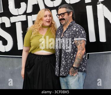 Honey Kinney Ross and Gav Murphy attend the UK Premiere of 'The Running ...
