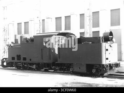 A 1940 photo of the Heeres-Feldbahn-Lok Type HF 140 D, manufactured by ...