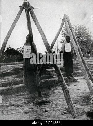 Executions of Armenians by hanging by Turkish forces during the ...