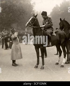 In 1924, Benito Mussolini and his 'blackshirts' swear loyalty to King ...