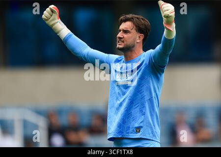 Sol Brynn Middlesbrough Goalkeeper celebrates in front of the fans at ...