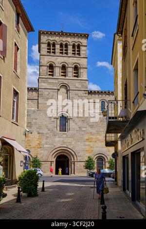 France, Puy de Dome, Issoire, Saint Austremoine abbatial church dated ...