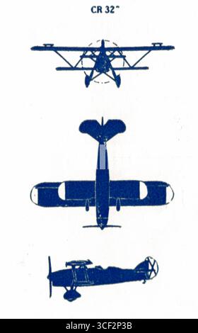 The Fiat CR-32 was an Italian biplane fighter aircraft used by the ...