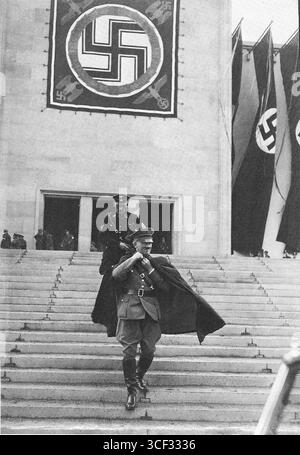 Nuremberg Rally 1936 in Nuremberg, Germany - March-past of the Reich ...