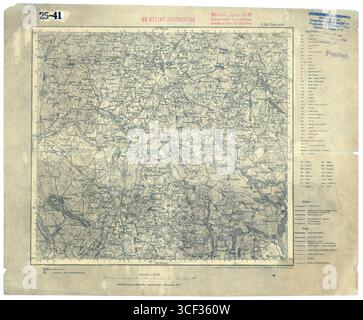 This topographic map from the early 20th century details the area ...