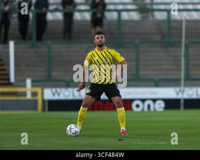 Kyle Morrison of Brackley Town in action during the The Enterprise ...
